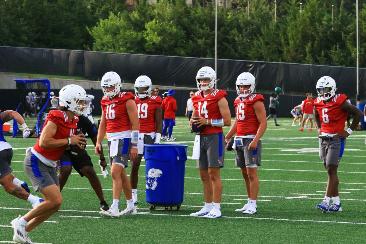 Photo Gallery: First day of fall training camp for Kansas football - KU ...
